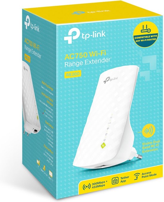 TP-Link WL-Repeater RE200 (AC750 Dual) retail – hedo computers